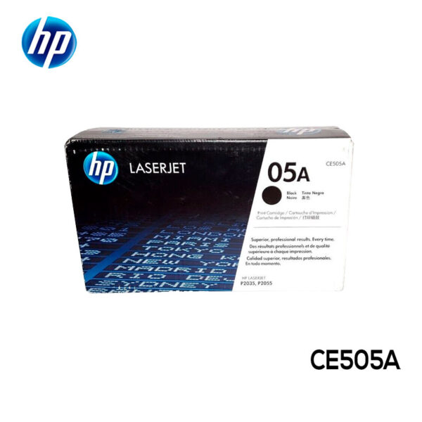 Toner HP 05A Cartucho CE505A Negro LaserJet Original